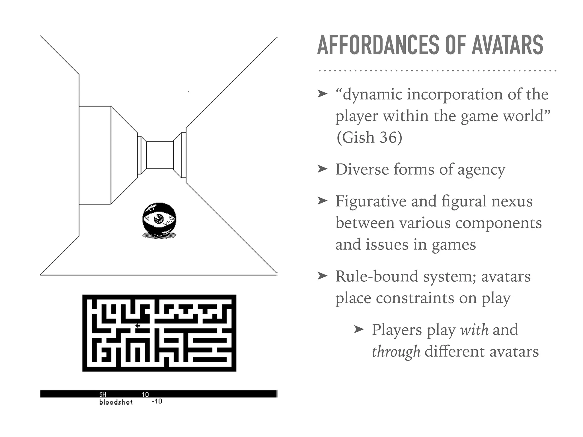 Avatars and Player Characters | PPT
