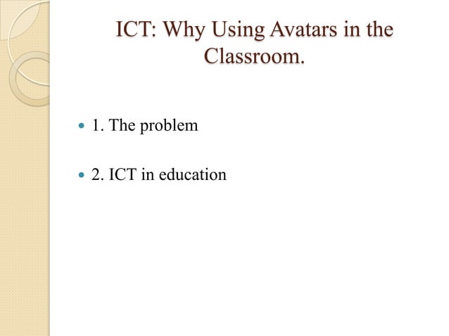 Avatars in education, voki | PPT
