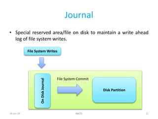 Data Consistency Enhancement in Writeback mode of Journaling using Backpointers | PPTX