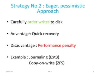 Data Consistency Enhancement in Writeback mode of Journaling using Backpointers | PPTX