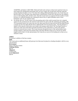 Avatar the last airbender d20 rpg | PDF