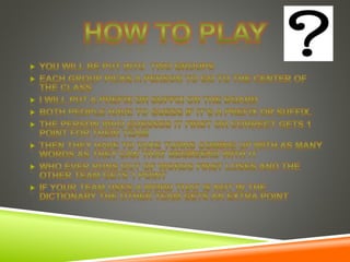 word formation games | PPTX