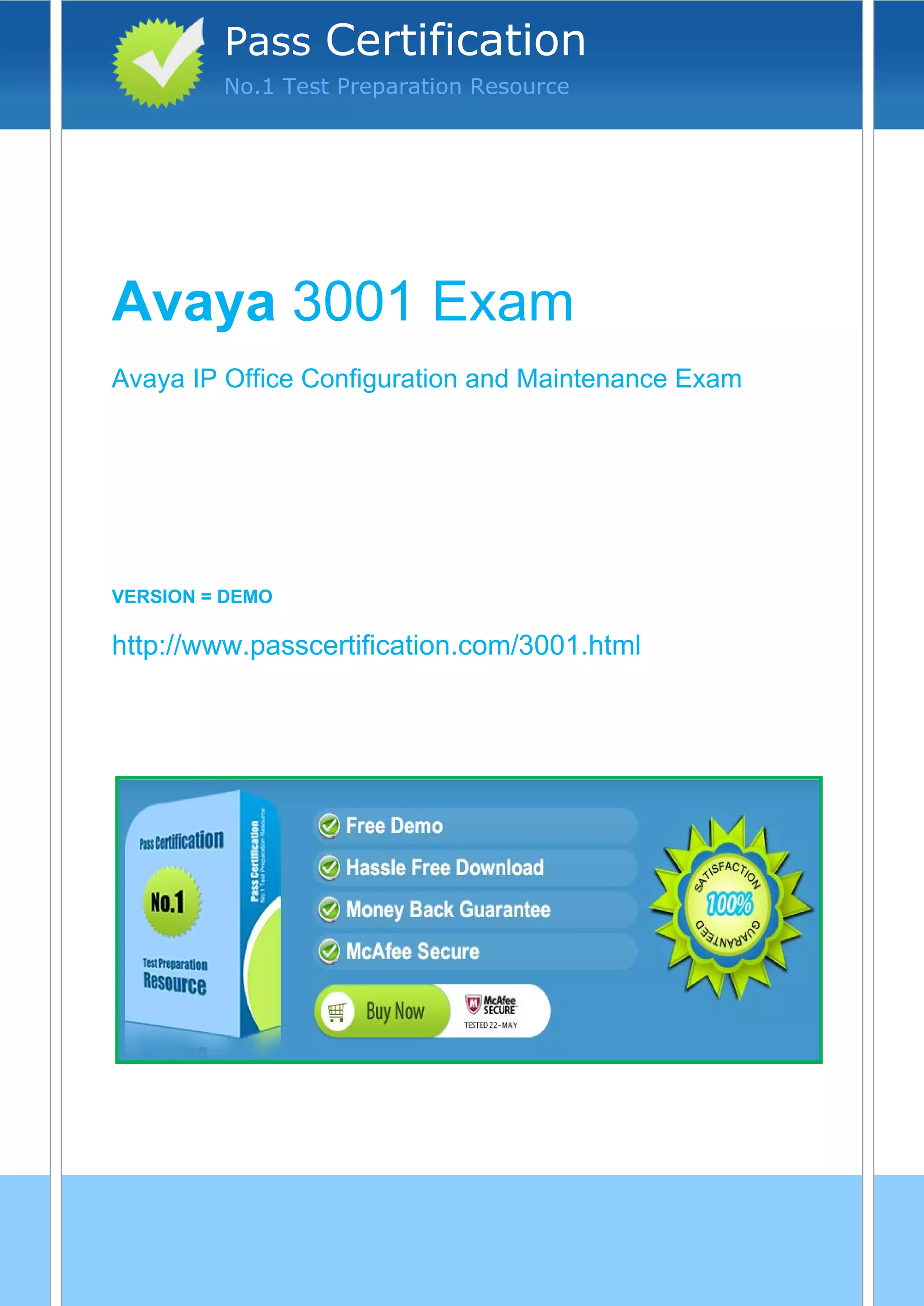 Avaya 3001 | PDF