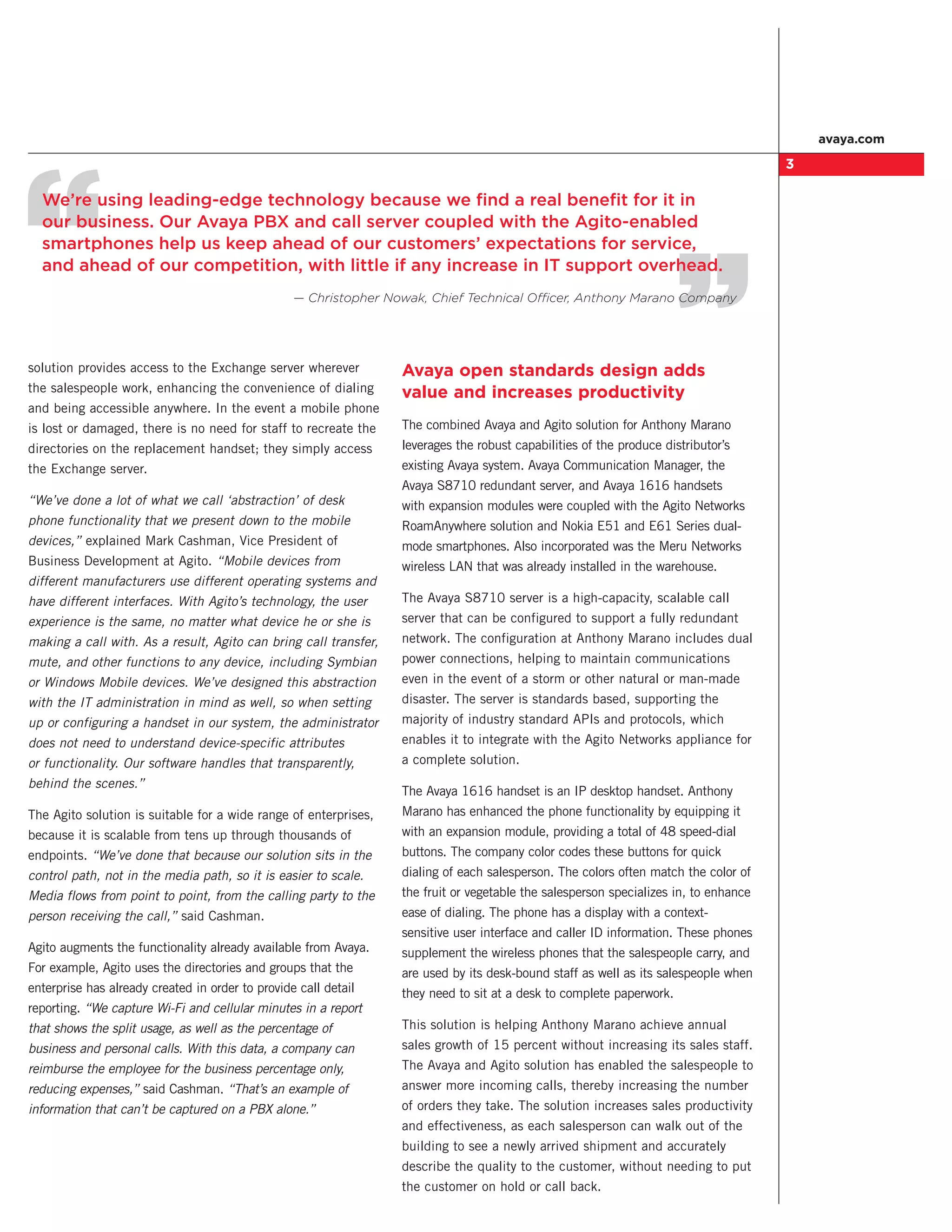 Case Study - Avaya | PDF