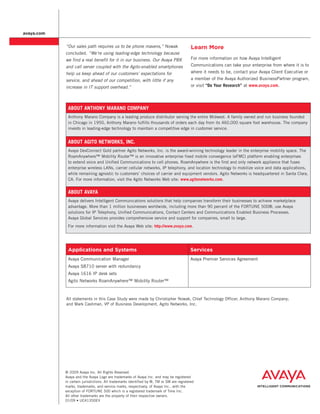 Case Study - Avaya | PDF
