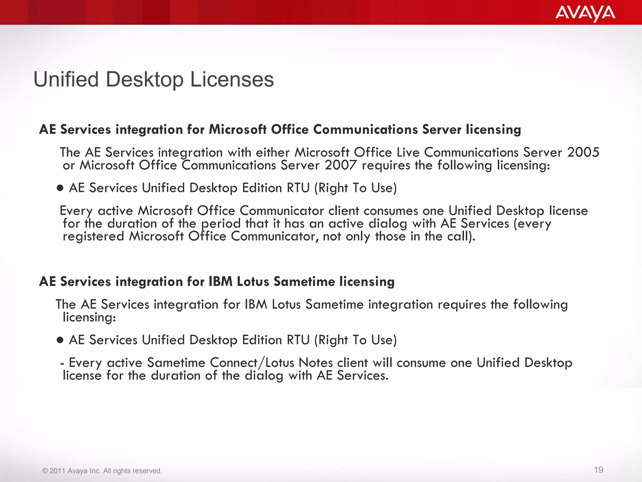 Avaya Aura Application Enablement Services (AES) | PDF