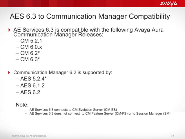 Avaya Aura Application Enablement Services (AES) | PDF | Web ...