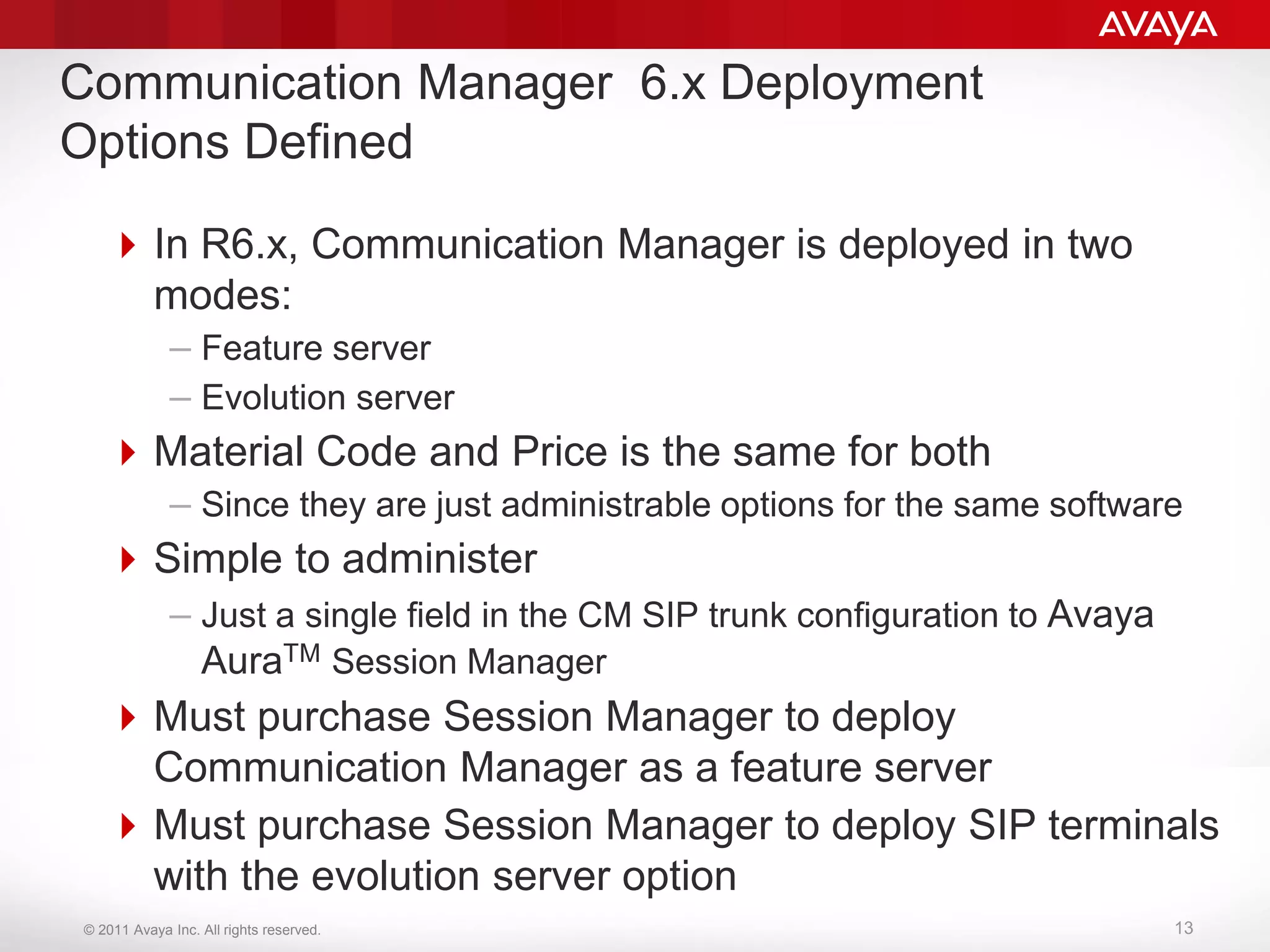 Avaya aura 6.x technical overview | PDF