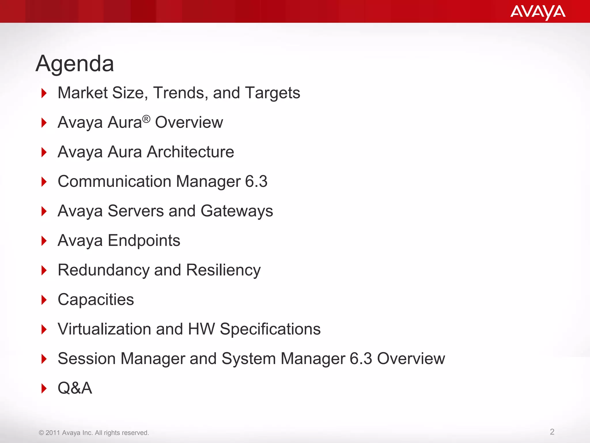 Avaya aura 6.x technical overview | PDF