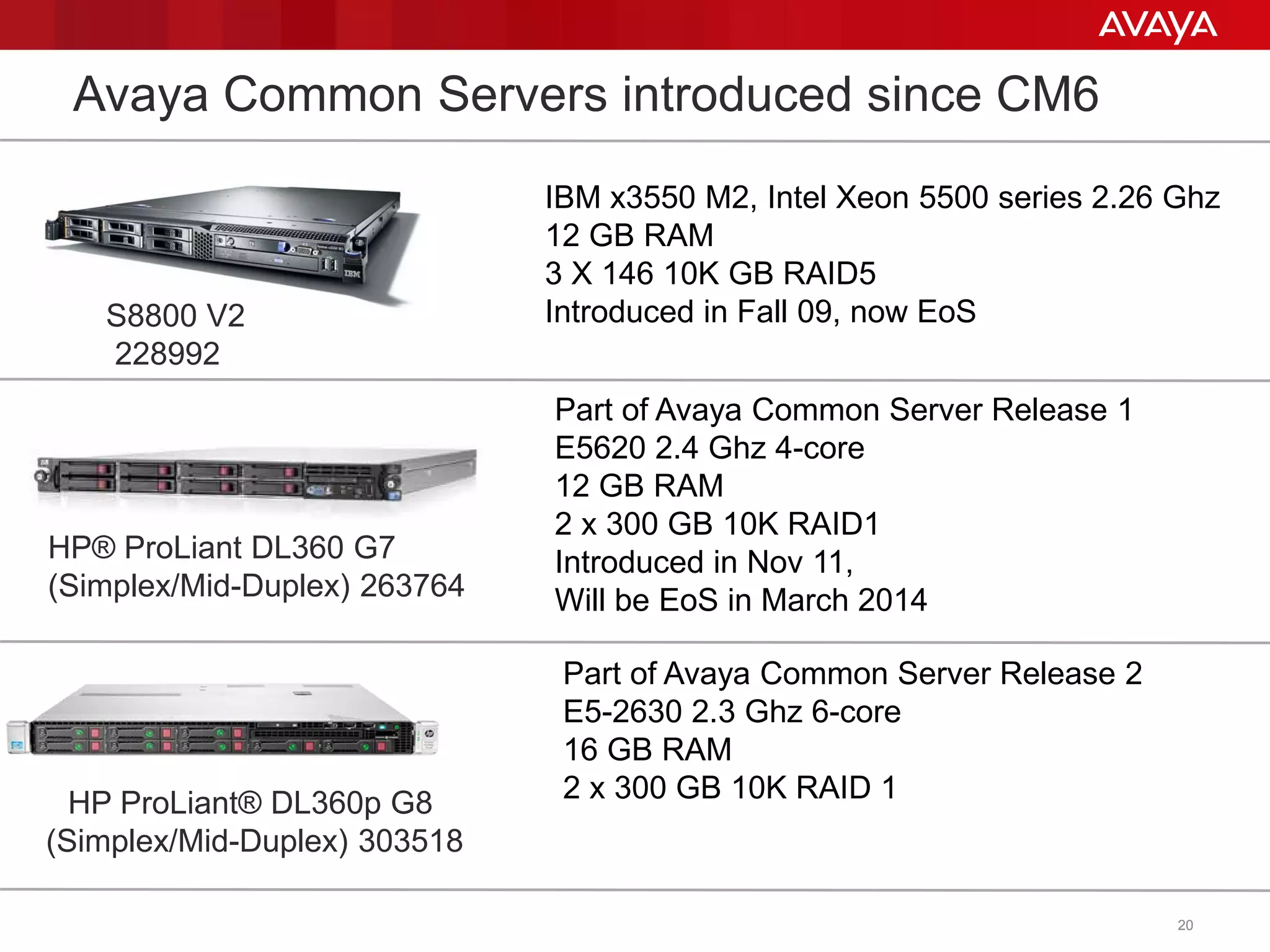 Avaya aura 6.x technical overview | PDF