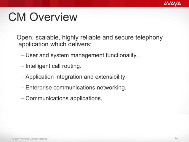 Avaya aura 6.x technical overview | PDF | Computer Software and Applications | Computing