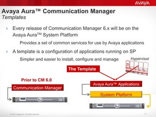 Avaya aura 6.x technical overview | PDF