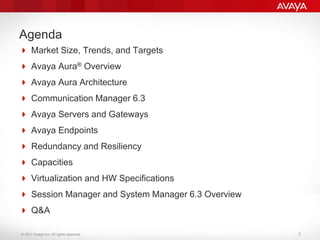 Avaya aura 6.x technical overview | PDF