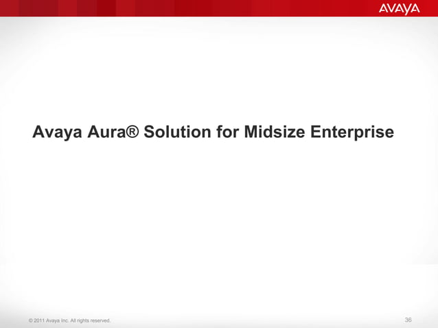 Avaya aura 6.x technical overview | PDF | Computer Software and Applications | Computing