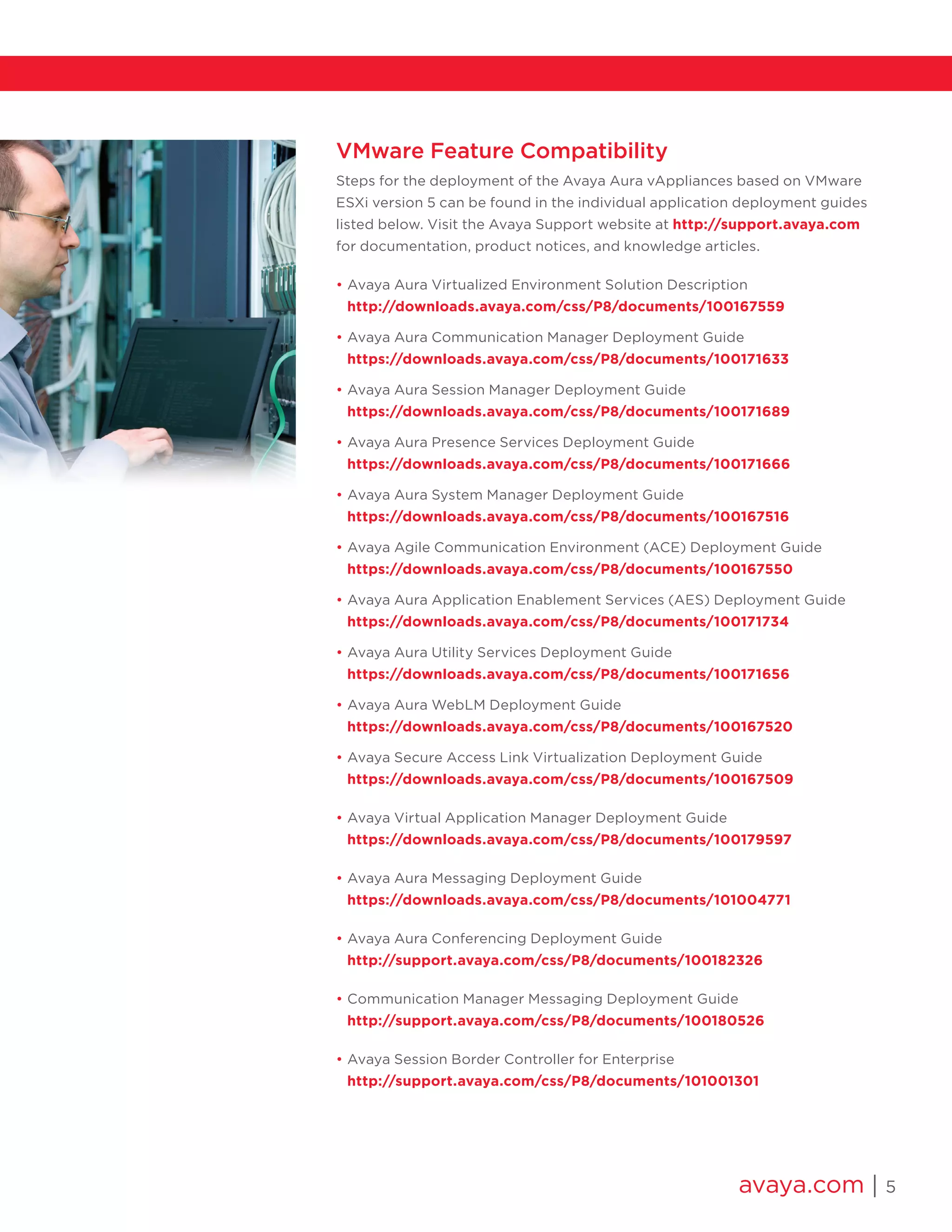 Avaya aura virtualiazed envirenment | PDF
