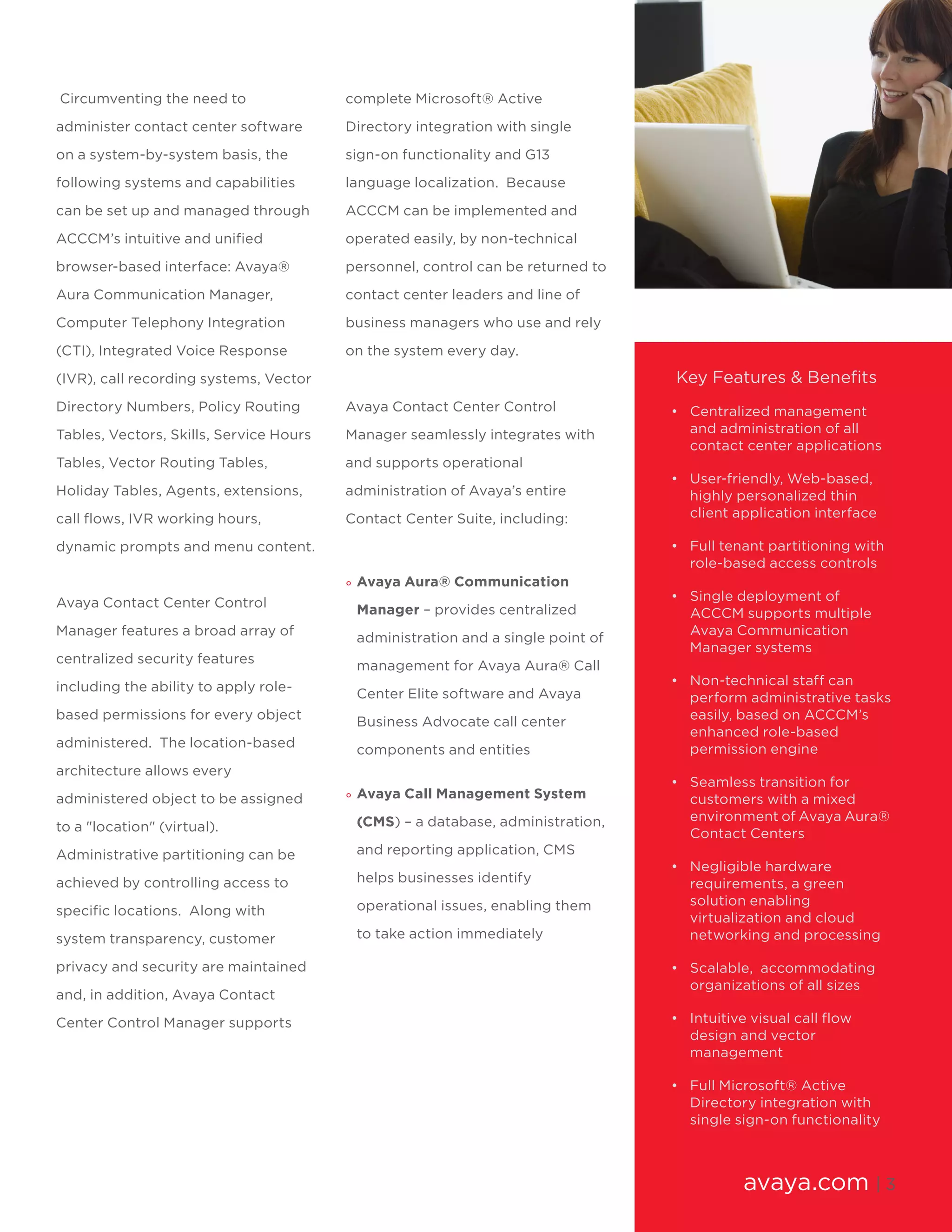 Avaya cc control manager 6.2 brochure | PDF | Computer Software and ...