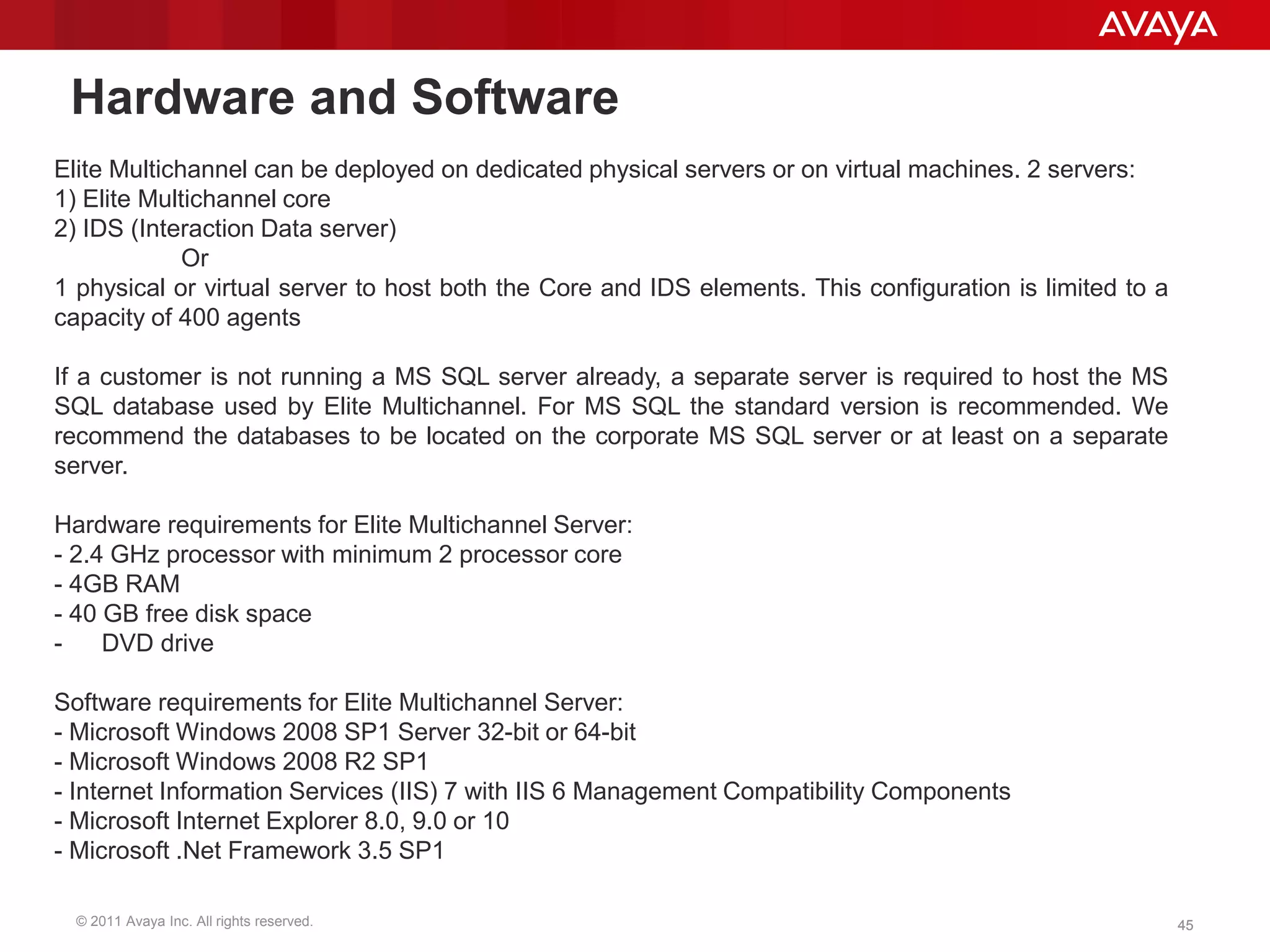 Avaya Aura Contact Center Elite | PDF