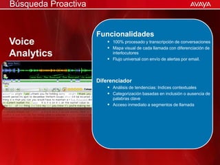 Avaya en Contact Center telefónica | PPT
