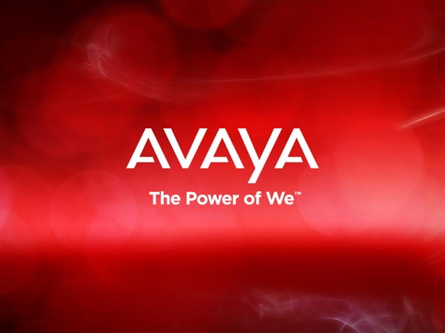Avaya en Contact Center telefónica | PPT
