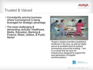 Avaya ethernet routing switch 2500 series product presentation [level 4 ...