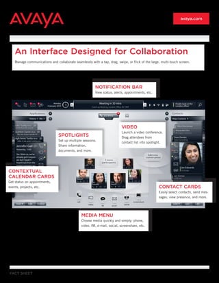 Avaya flare experience desktop device | PDF | Web Conferencing ...