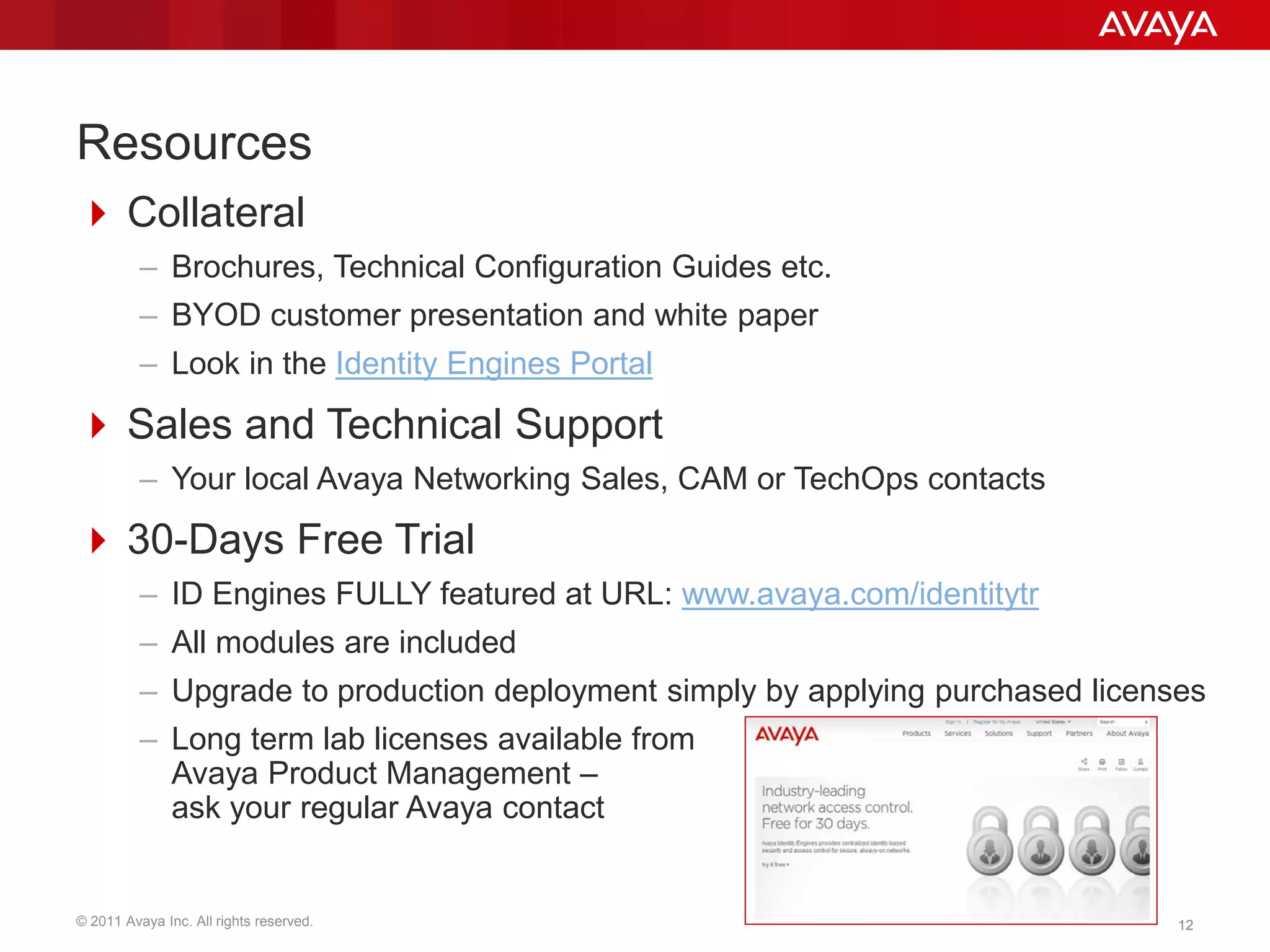 Avaya identity engines overview | PPT