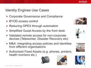 Avaya identity engines overview | PPT