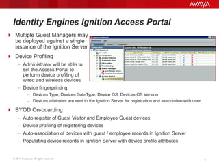 Avaya identity engines overview | PPT