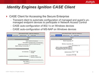 Avaya identity engines overview | PPT