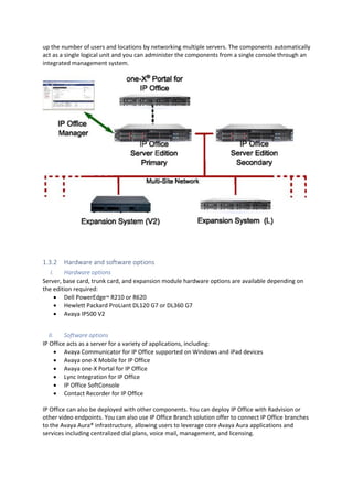 Avaya ip office beginners training | PDF