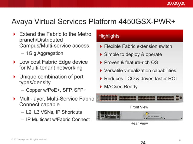 Avaya Networking Solution Overview | PDF | Computer Networking | Computing