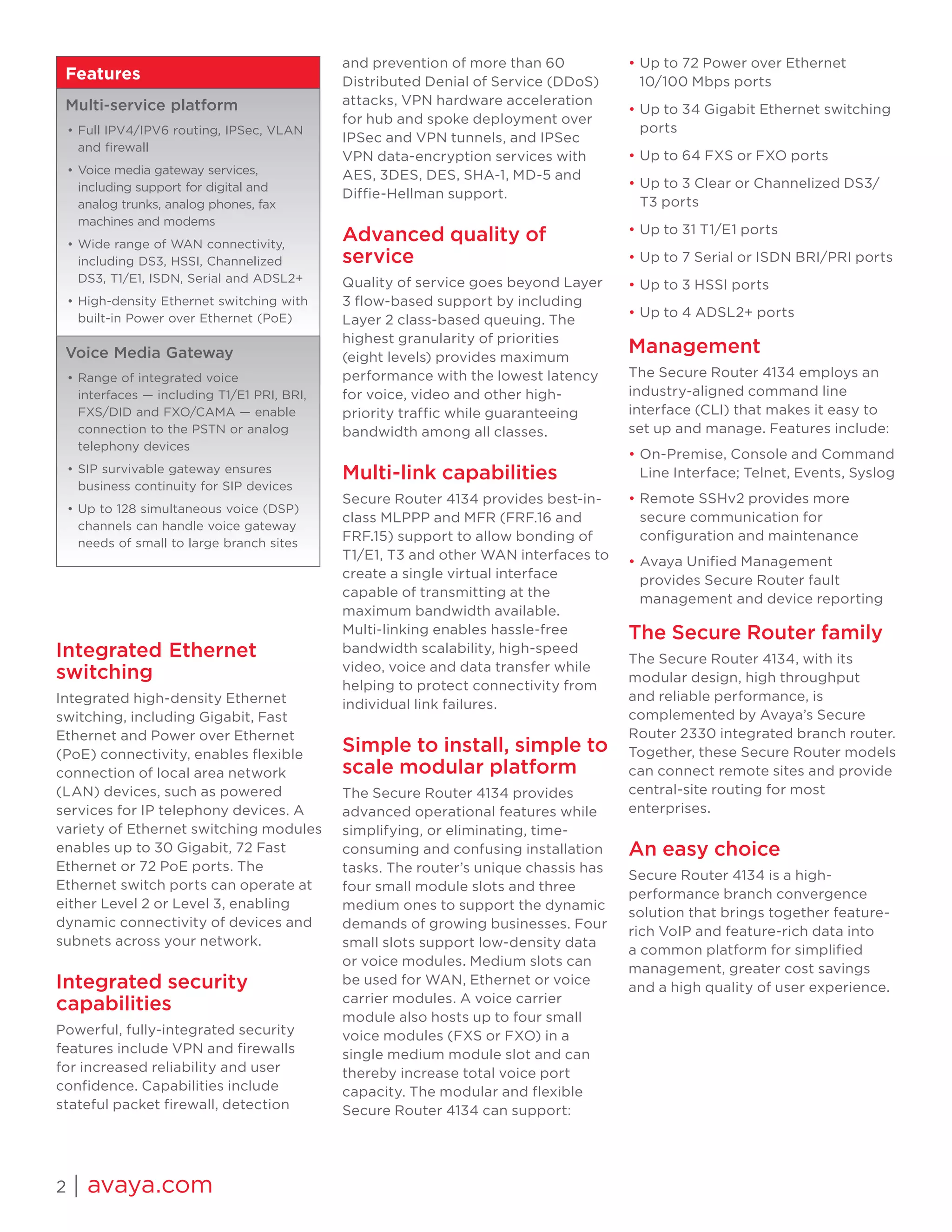 Avaya secure router | PDF | Information and Network Security | Computing