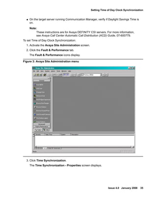 Avaya site administrator | PDF