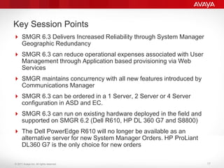 Avaya Aura System Manager | PPT