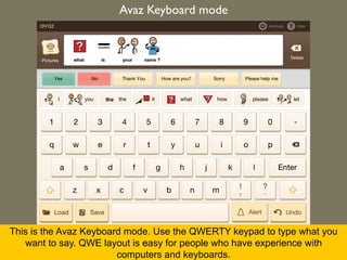 Avaz for Autism 2.0 User manual | PDF