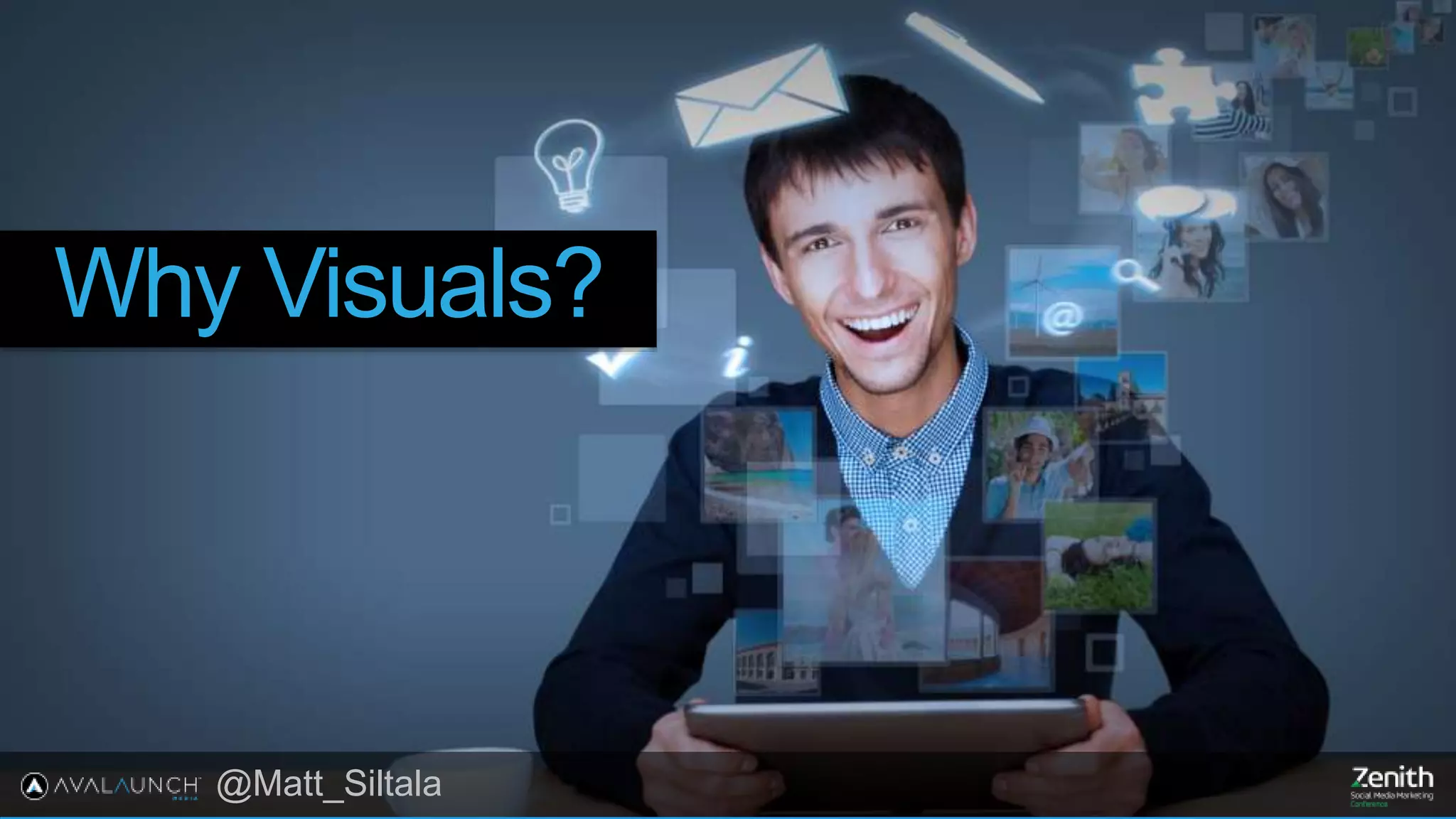 Use visuals and win at social media | PPT