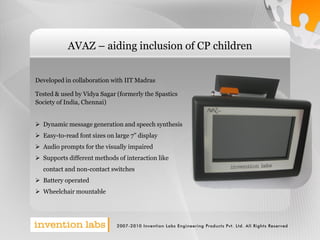 Introduction to Avaz - an AAC Device | PDF