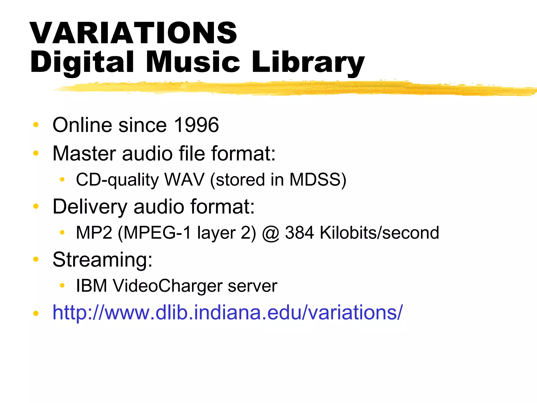 Digitizing and Delivering Audio and Video | PPT