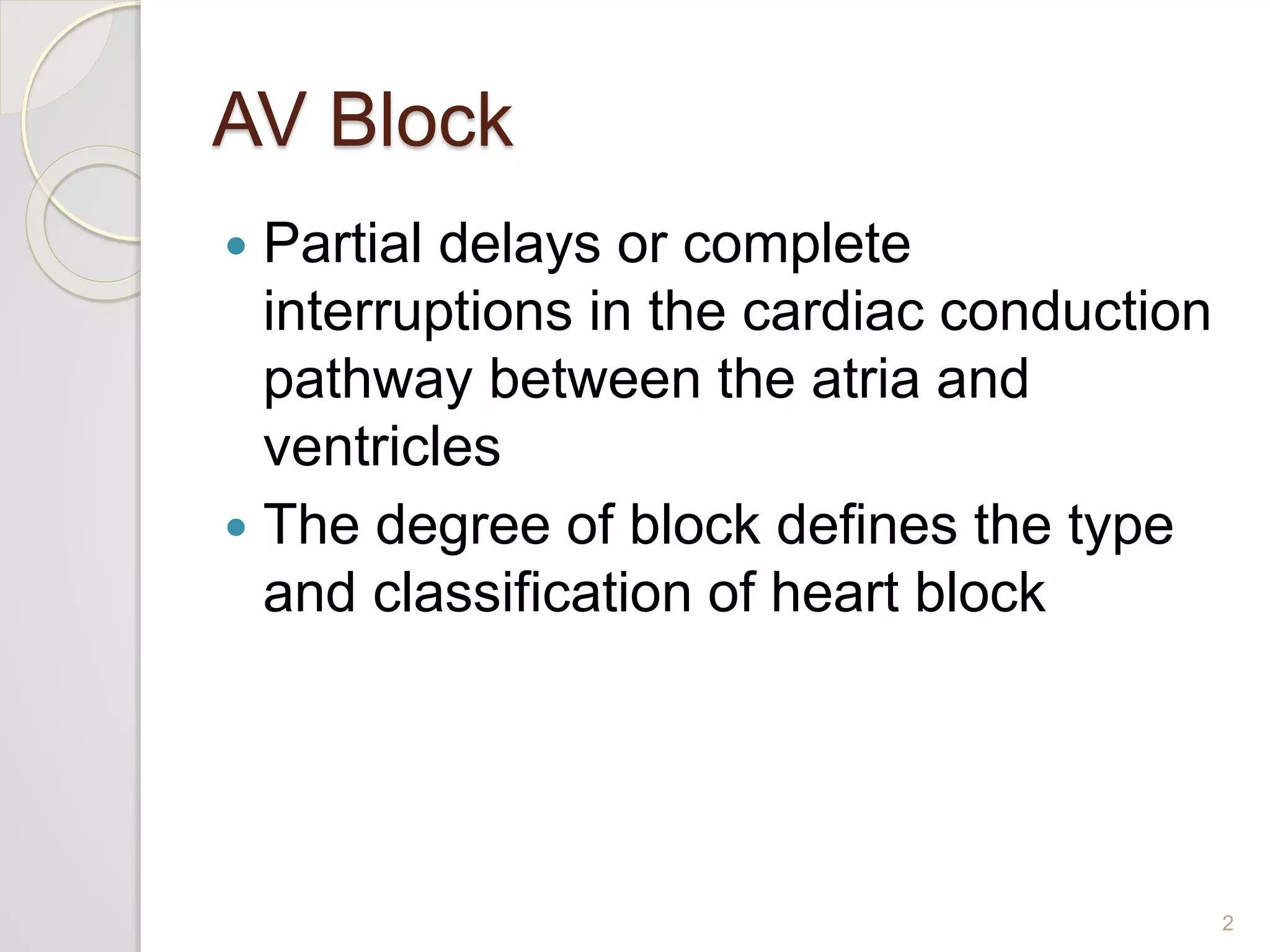 AV block ecg analysis | PPTX