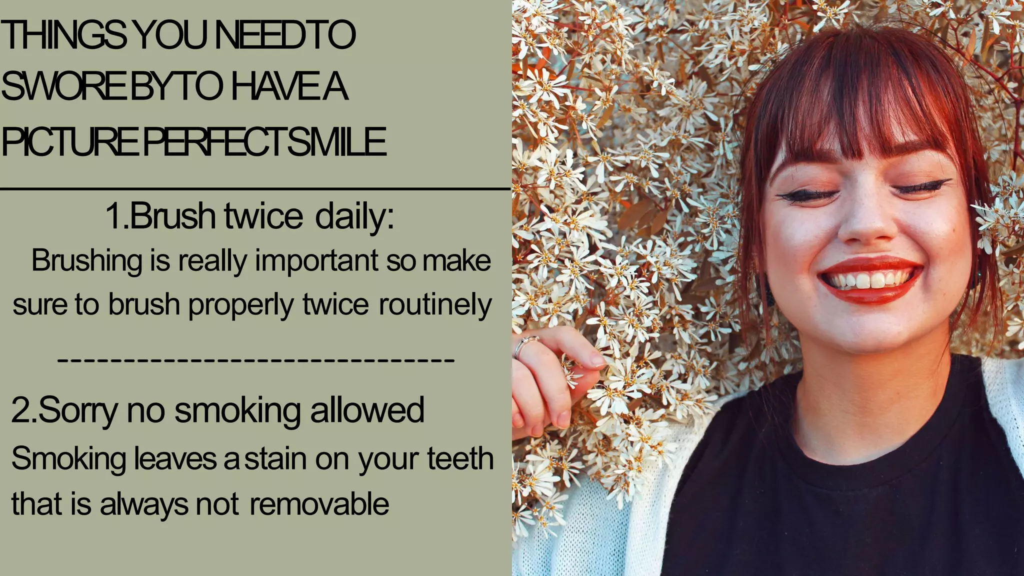 Preventive measures for your Irreplaceable smile | PPTX | Dental Health ...