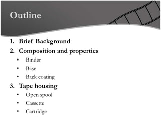 Audio and Video Tape Composition | PPTX