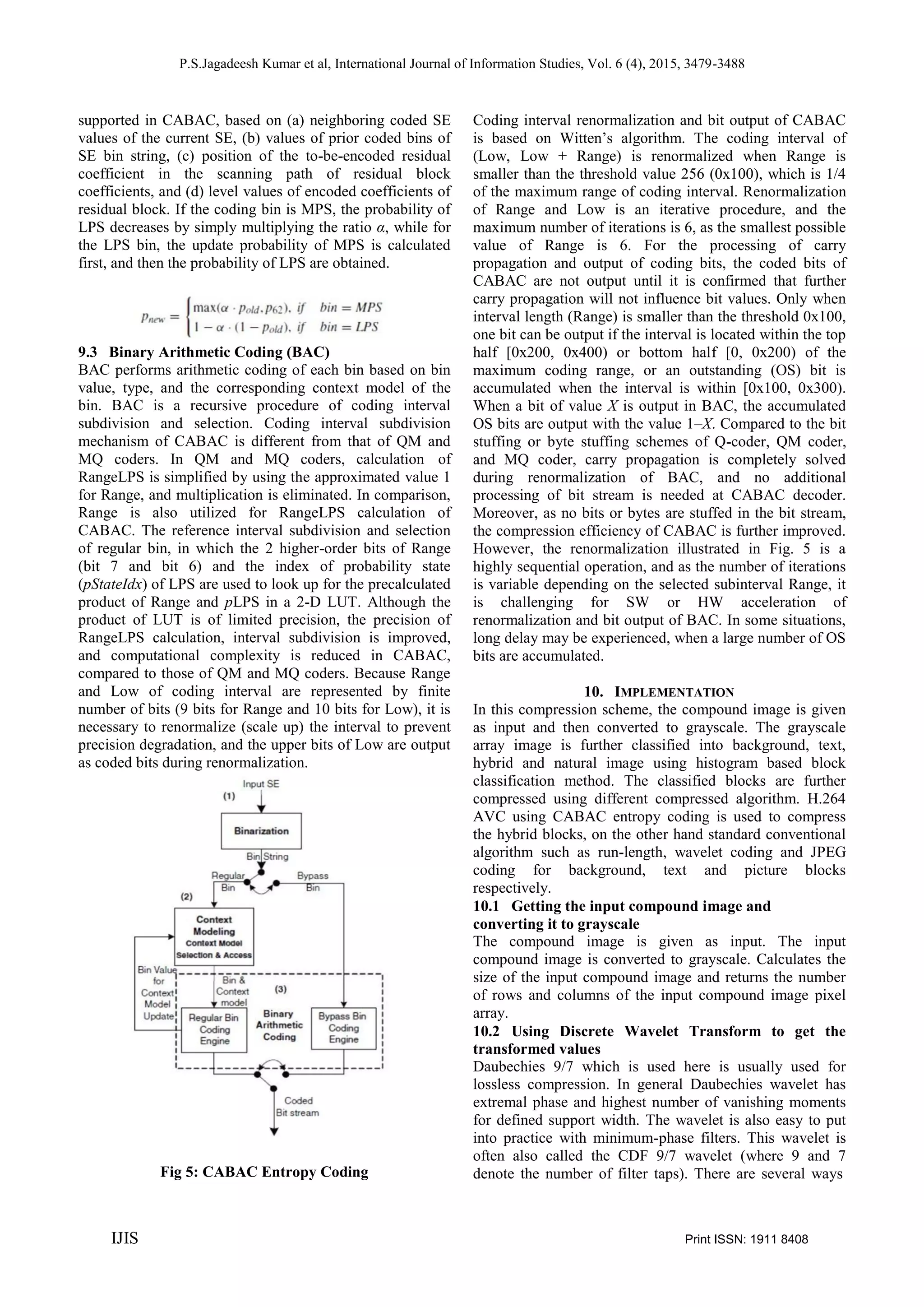 AVC based Compression of Compound Images Using Block Classification Scheme | PDF