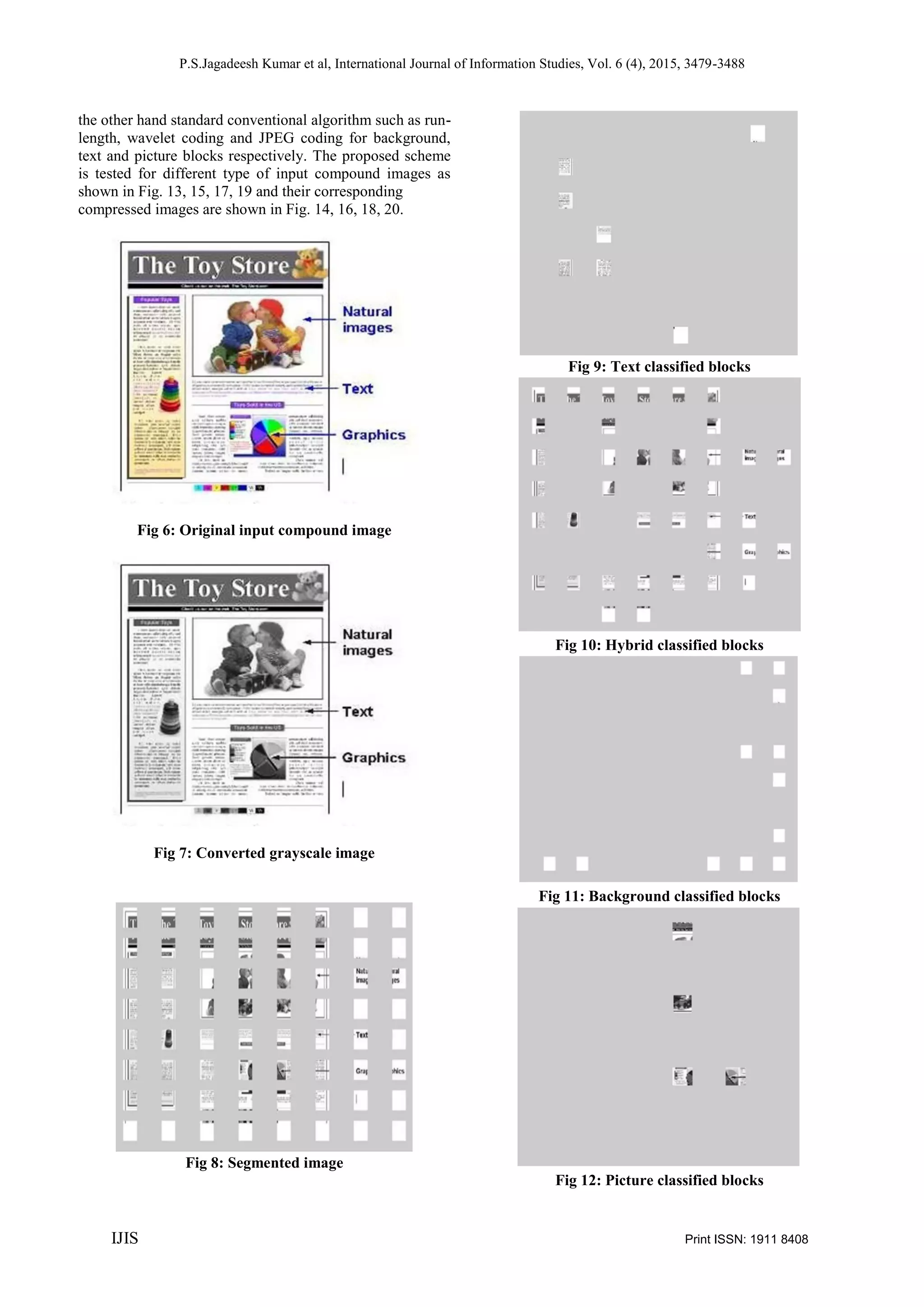 AVC based Compression of Compound Images Using Block Classification Scheme | PDF