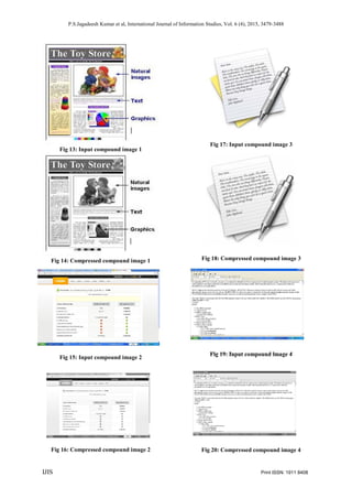 AVC based Compression of Compound Images Using Block Classification Scheme | PDF