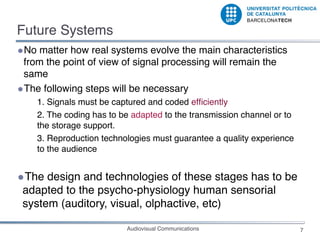 Introduction to Audiovisual Communications | PDF