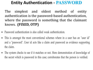 AV_CNS__Entity Authentication_CNS_EA.pptx | Internet | Computing