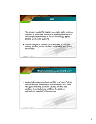 Aircraft Navigation- INS / GPS | PDF
