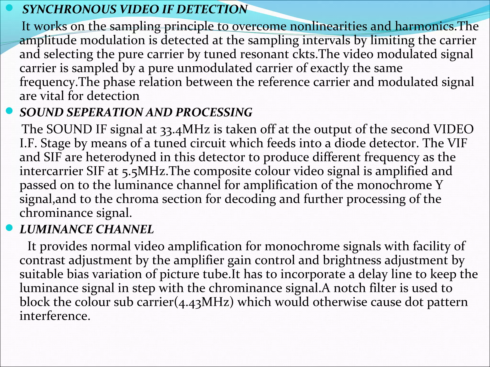 Audio Video Engineering | PPT