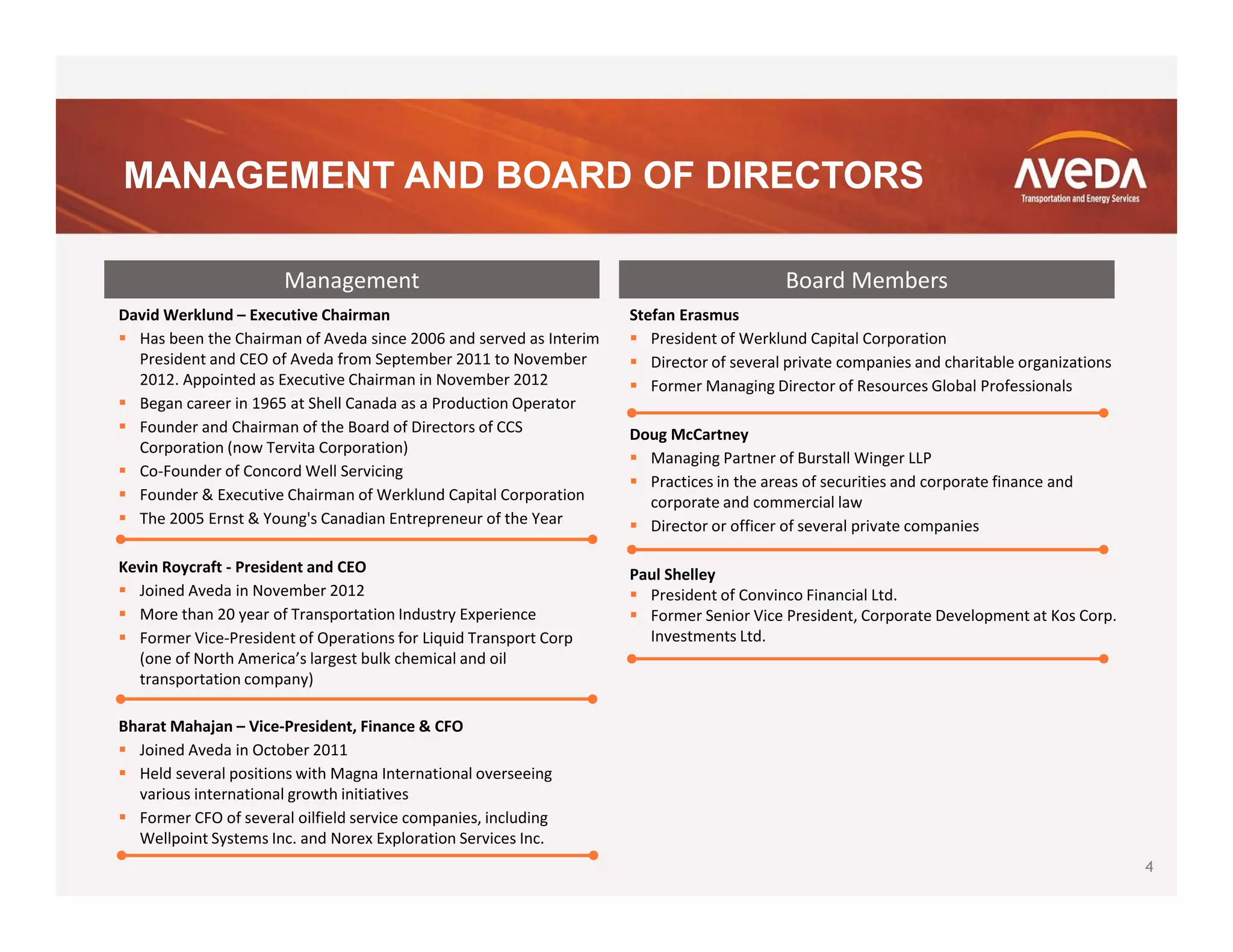 Aveda energy investor presentation september 2013 | PDF