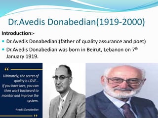 Dr.Avedis Donabedian(1919-2000), Avedis donabedian | PPT